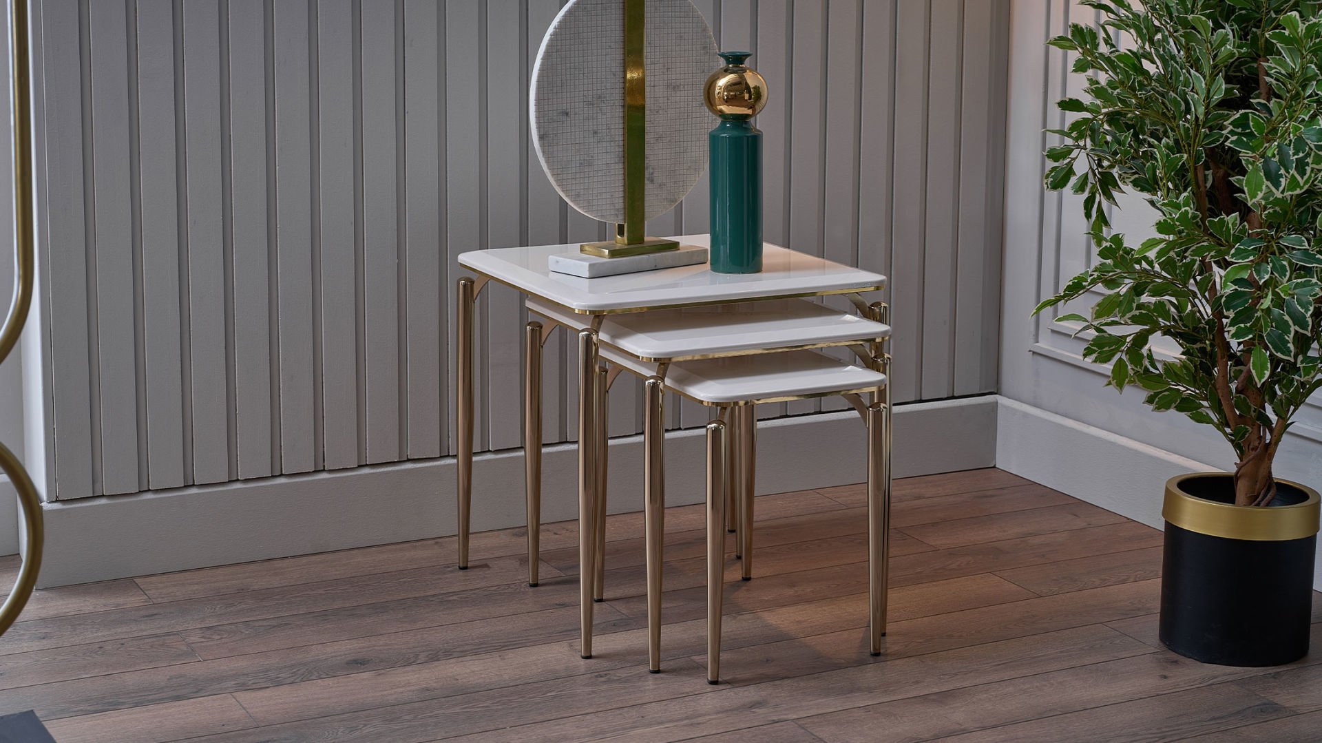 Plaza Zigon Sehpa - Fildişi | Bellona Mobilya