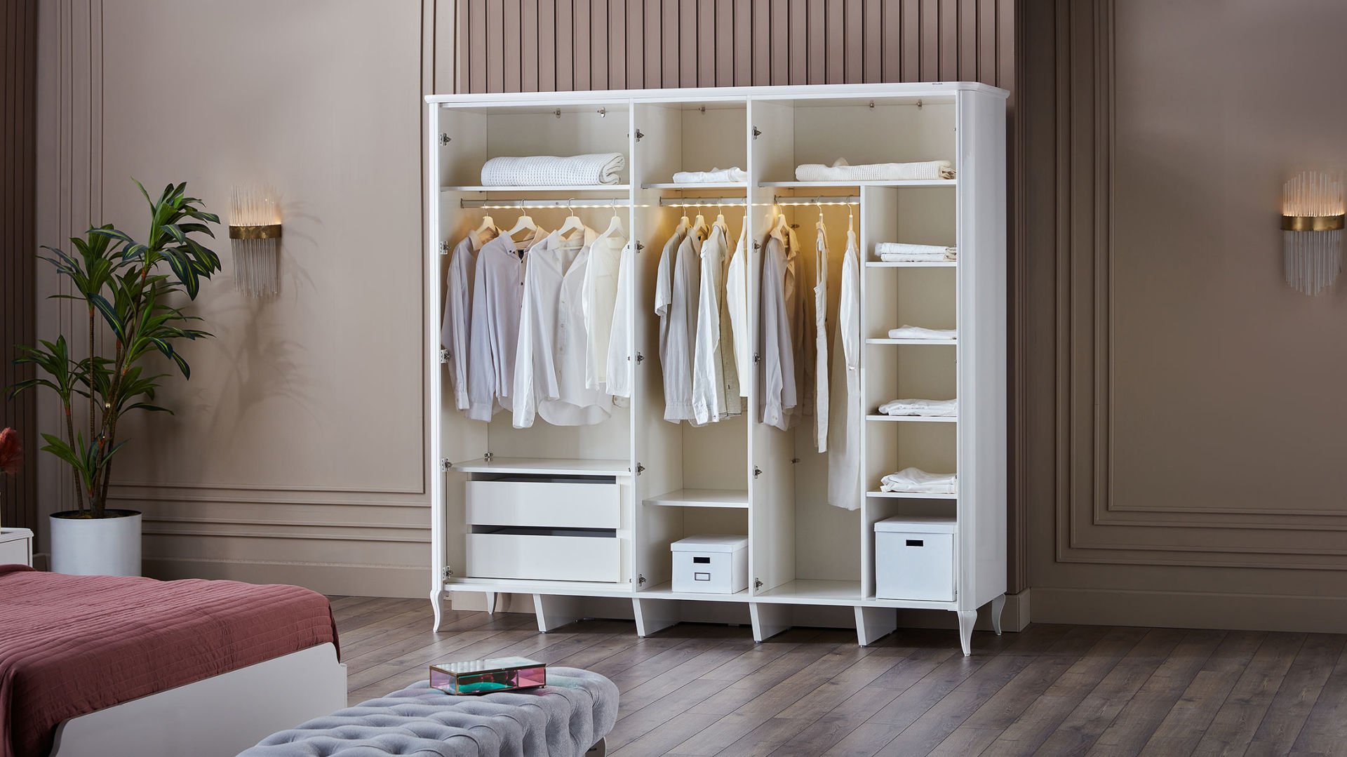 Victor 5 Kapaklı Gardırop