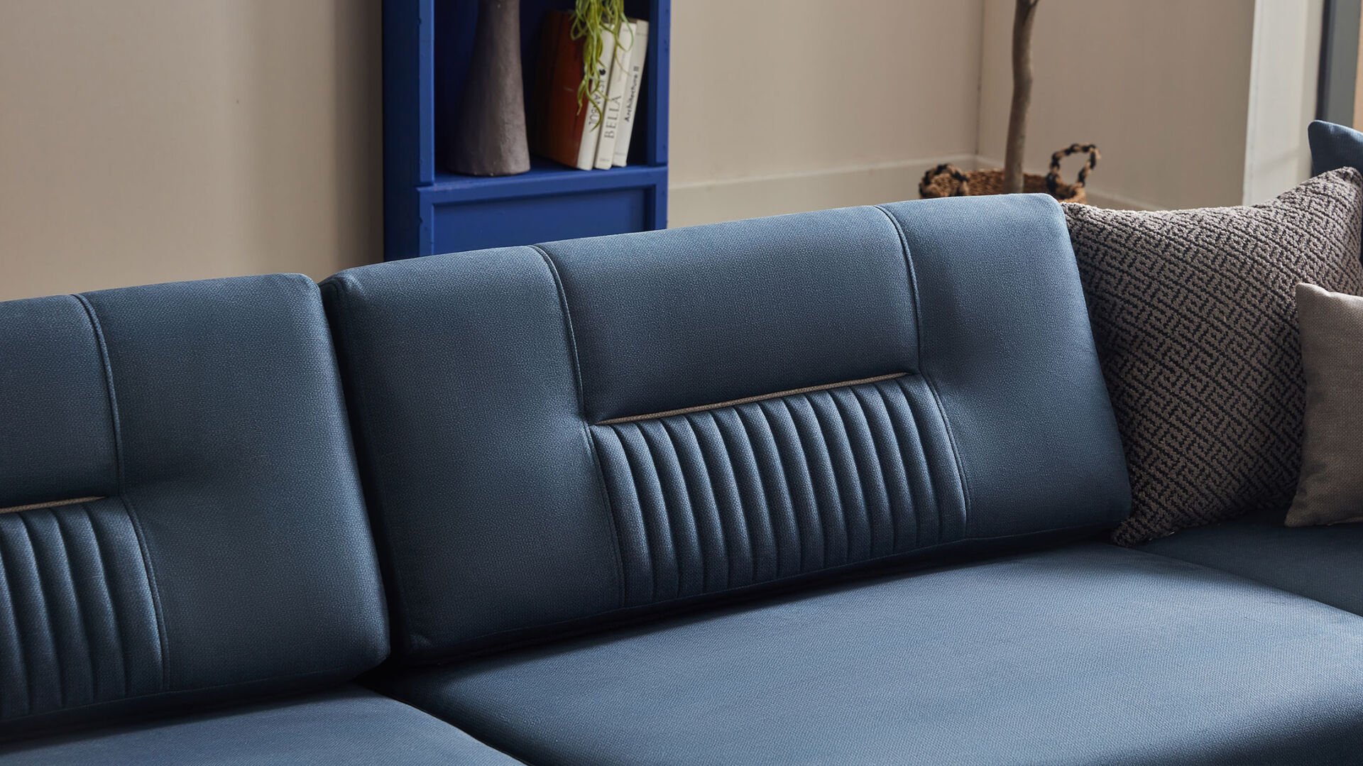 Seul Köşe Koltuk - Lacivert | Bellona Mobilya