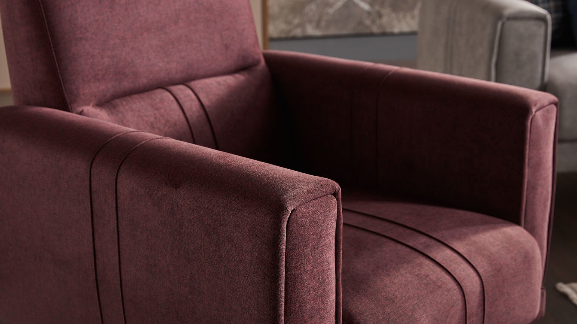 Ruby S Tekli Koltuk - Gül Kurusu | Bellona Mobilya