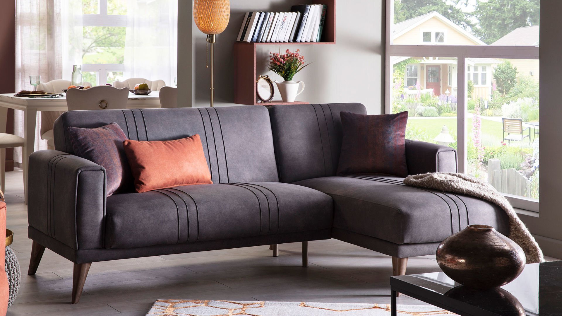 Ruby Uzanmalı Köşe Sol Koltuk | Bellona Mobilya