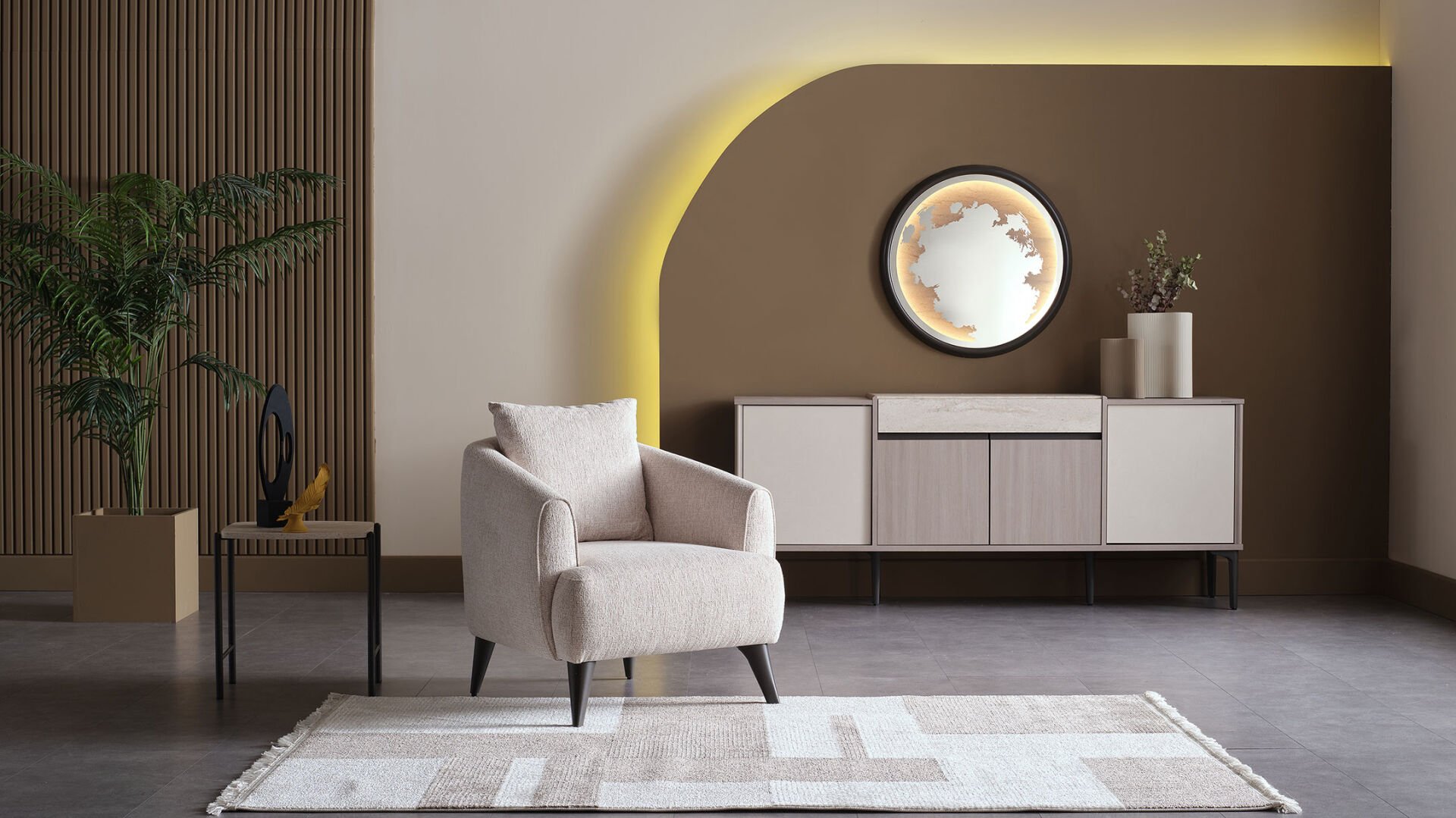 Mona Berjer - Koyu Kahve Ayak | Bellona Mobilya